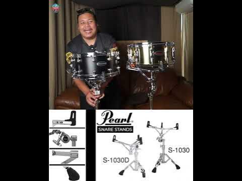 รีวิว ขาตั้งสแนร์ S-1030D และ S-1030 ของ Pearl #pearldrums #SnareStand #review - YouTube