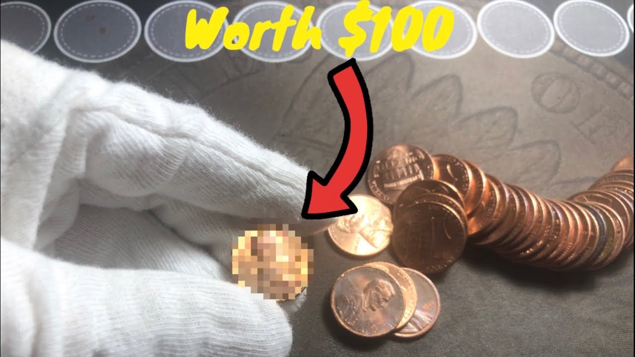 $100+ VALUEABLE ERROR COIN Found Coin Roll Hunting Pennies # ...