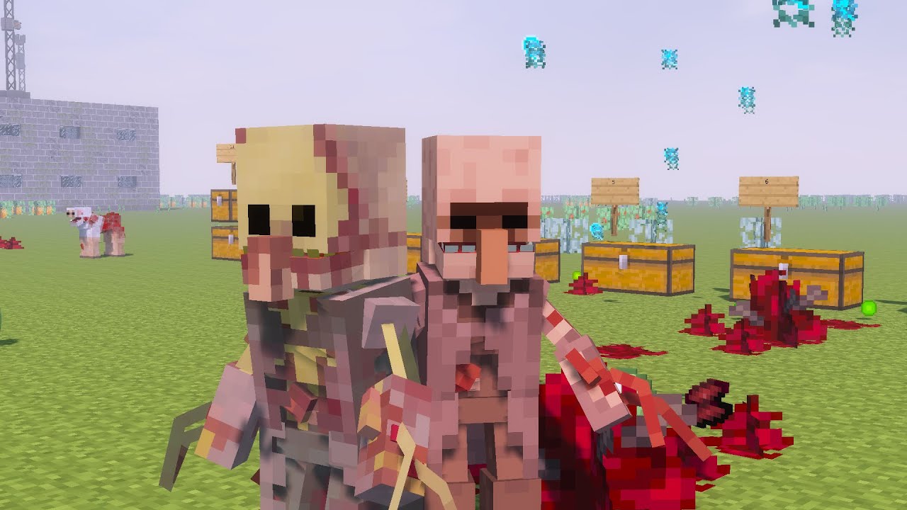 Scape And Run Parasites Mod : Assimilated Villagers - YouTube