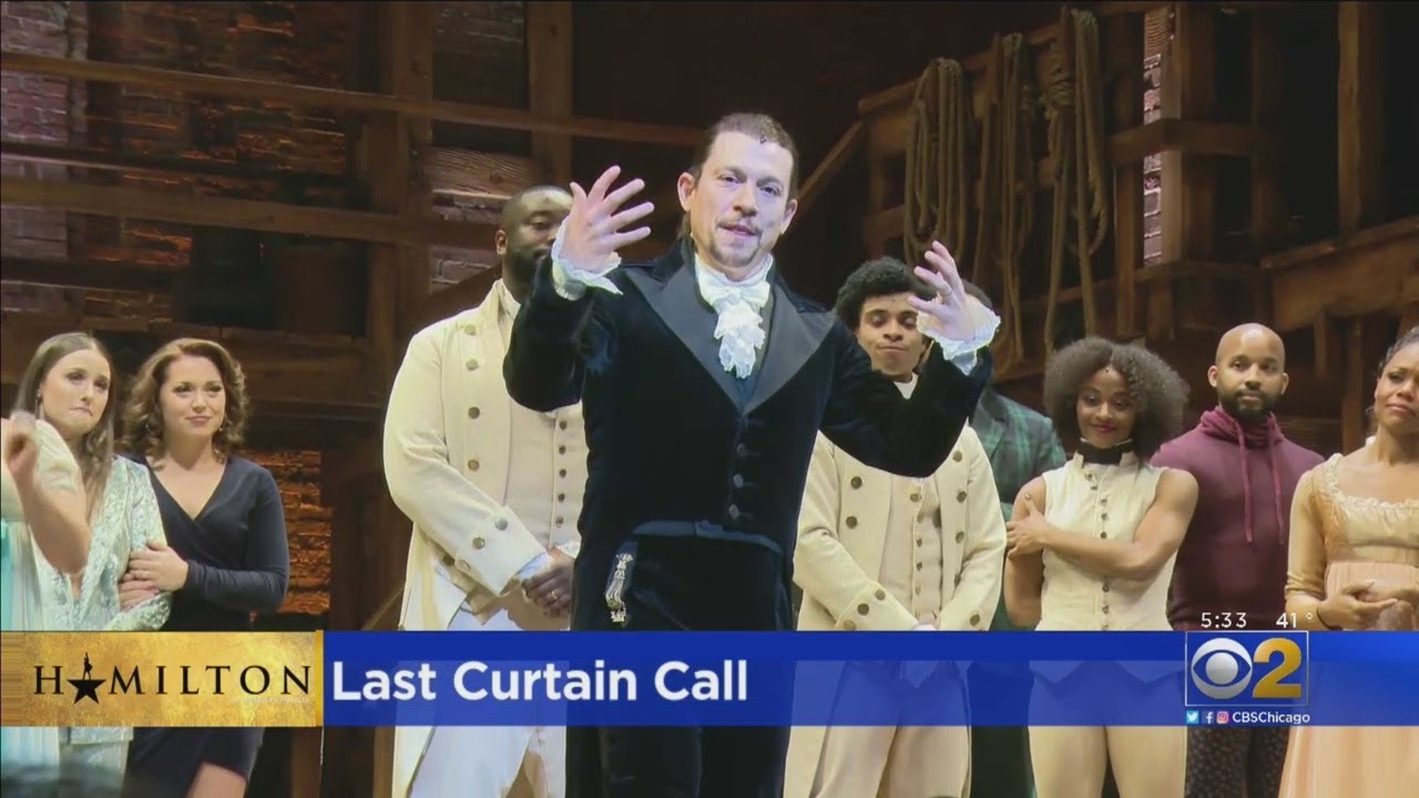 Final Curtain Call For 'Hamilton' In Chicago - YouTube