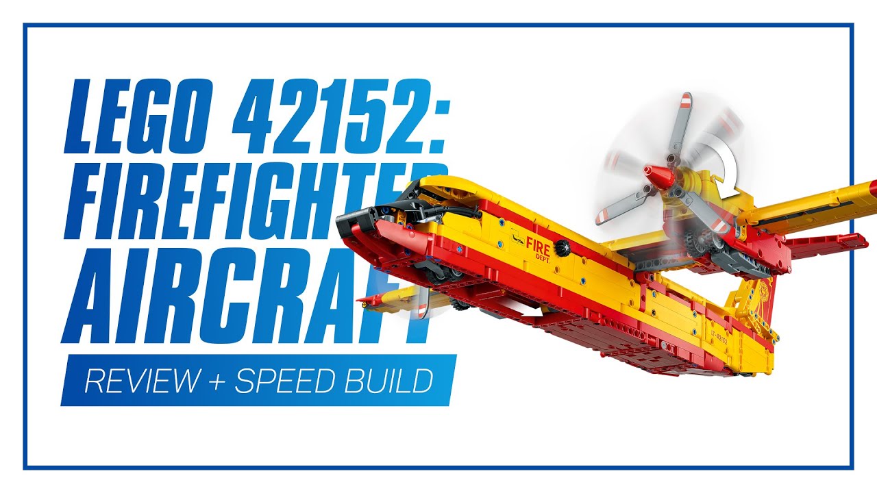 LEGO 42152: Firefighter Aircraft - HANDS-ON REVIEW - YouTube