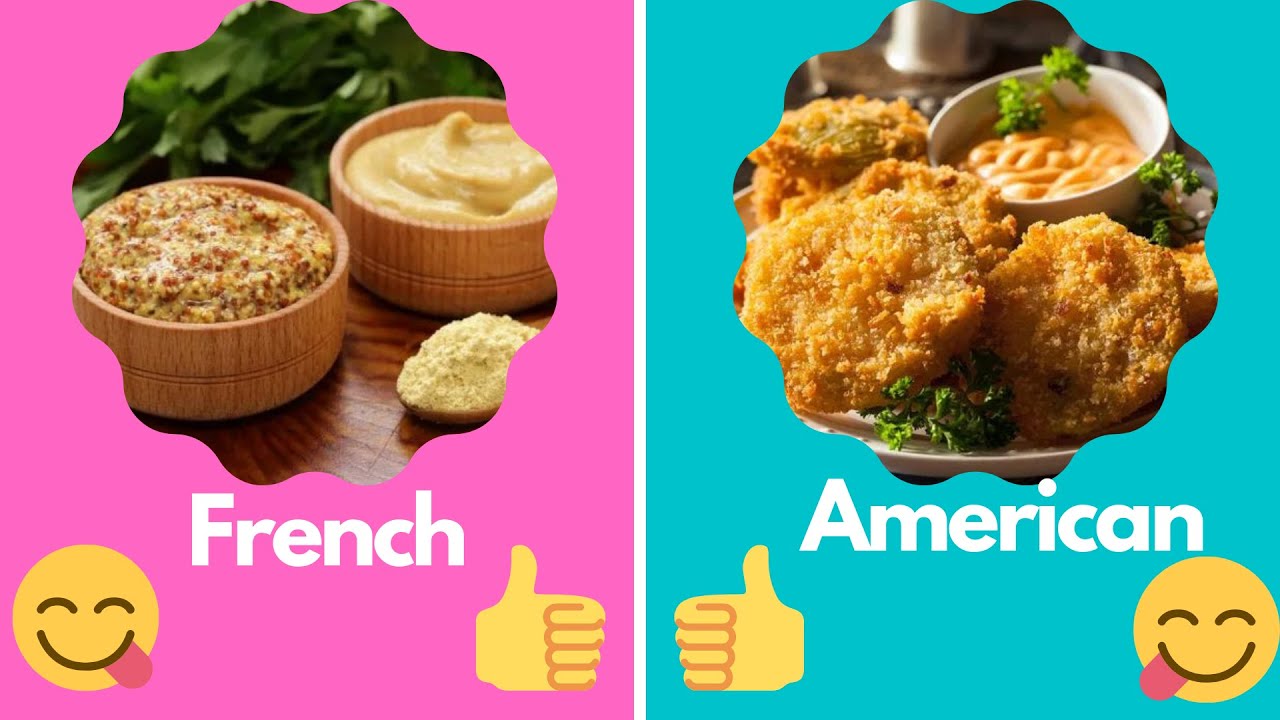 American Vs French Food Taste Test - YouTube