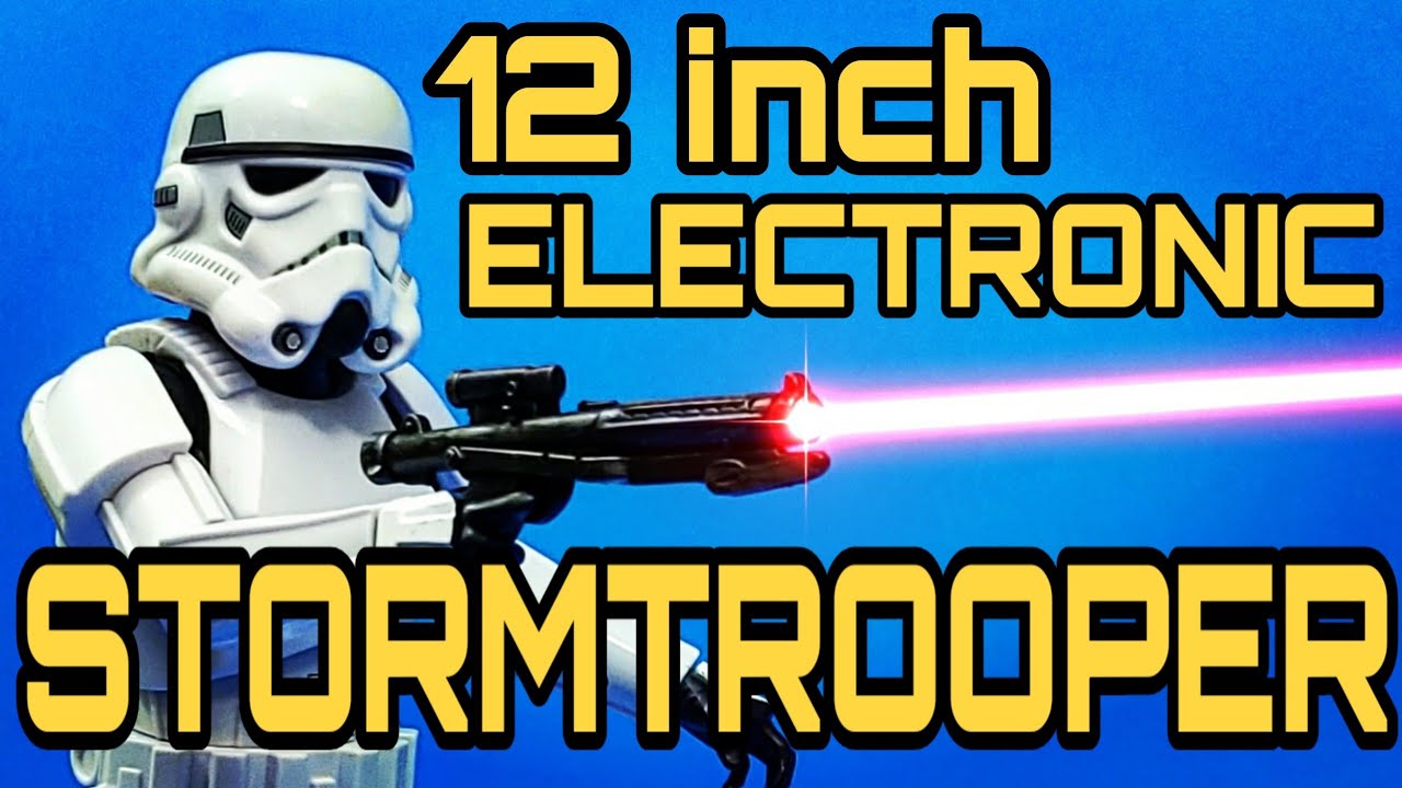 Star Wars Disney Store Exclusive 12 inch Electronic Stormtrooper - YouTube