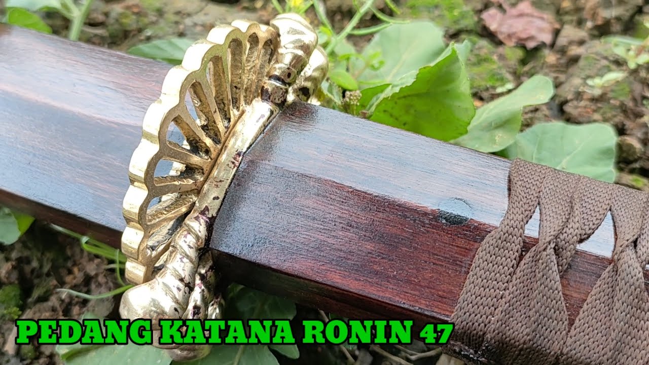 pedang katana damaskus ronin 47 yang sangat indah dan istimewa - YouTube
