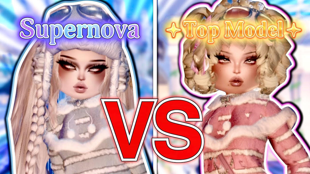 SUPERNOVA vs TOP MODEL… Which Rank Will Win? (Dress To Impress) - YouTube