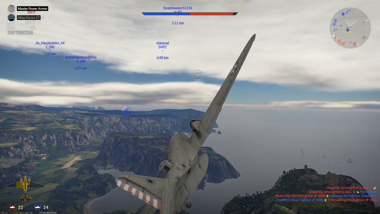 Extreme Aerial Combat in War Thunder!! - YouTube