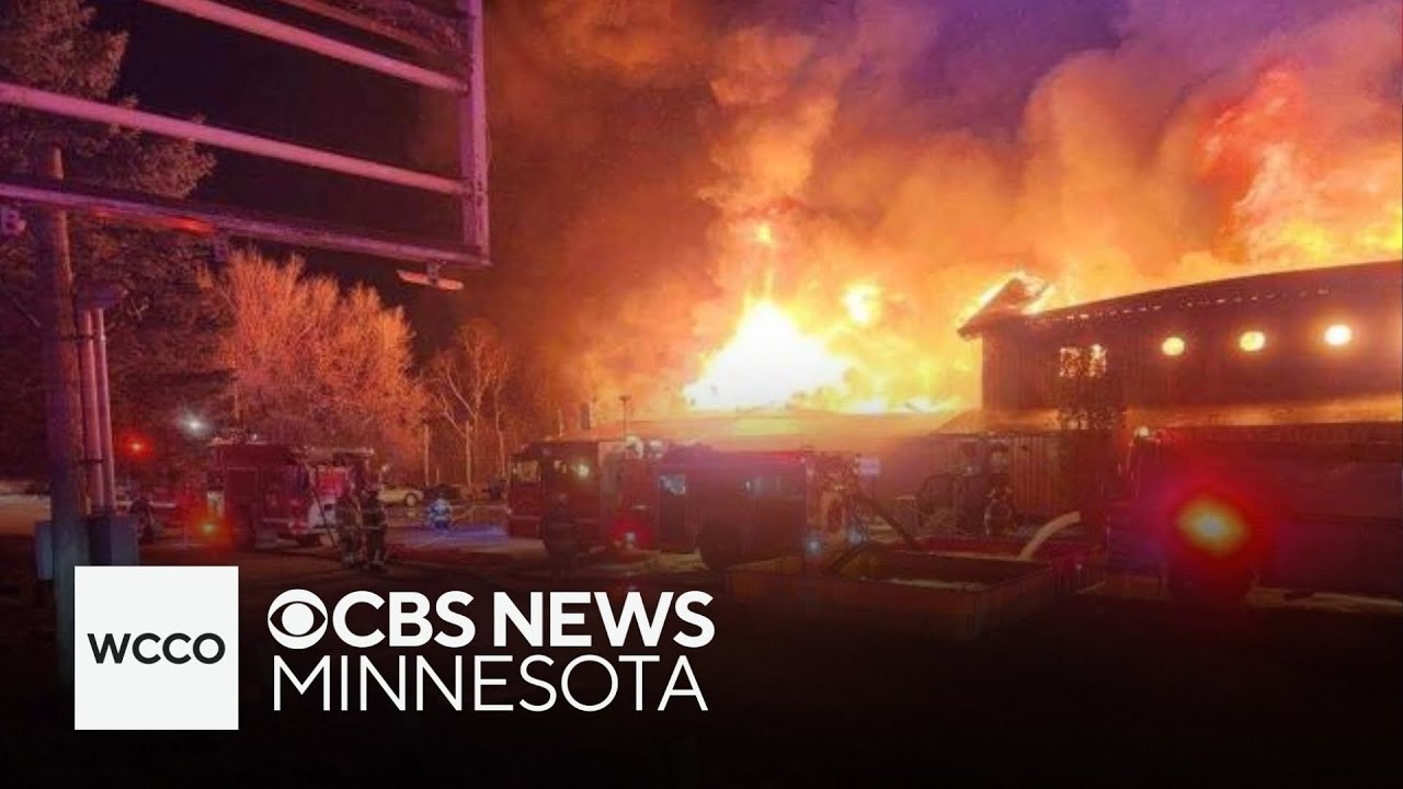 Winona bar destroyed in fire - YouTube
