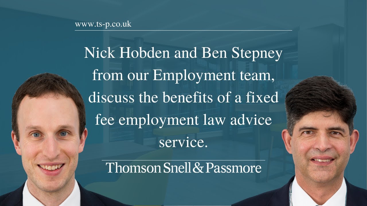 Nick Hobden & Ben Stepney talk about the employment law advice line ...