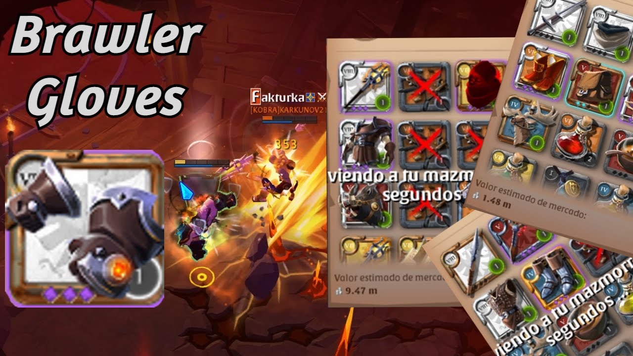 Brawler Gloves Build | Guantes de guerra | Corrupted Dungeons | Albion ...