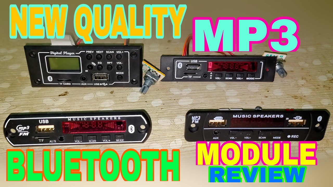 NEW QUALITY MP3 BLUETOOTH MODULE || REVIEW - YouTube