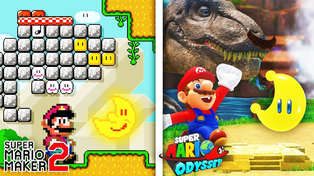 Mario Odyssey wurde KOMPLETT in Mario Maker 2 gebaut! - YouTube
