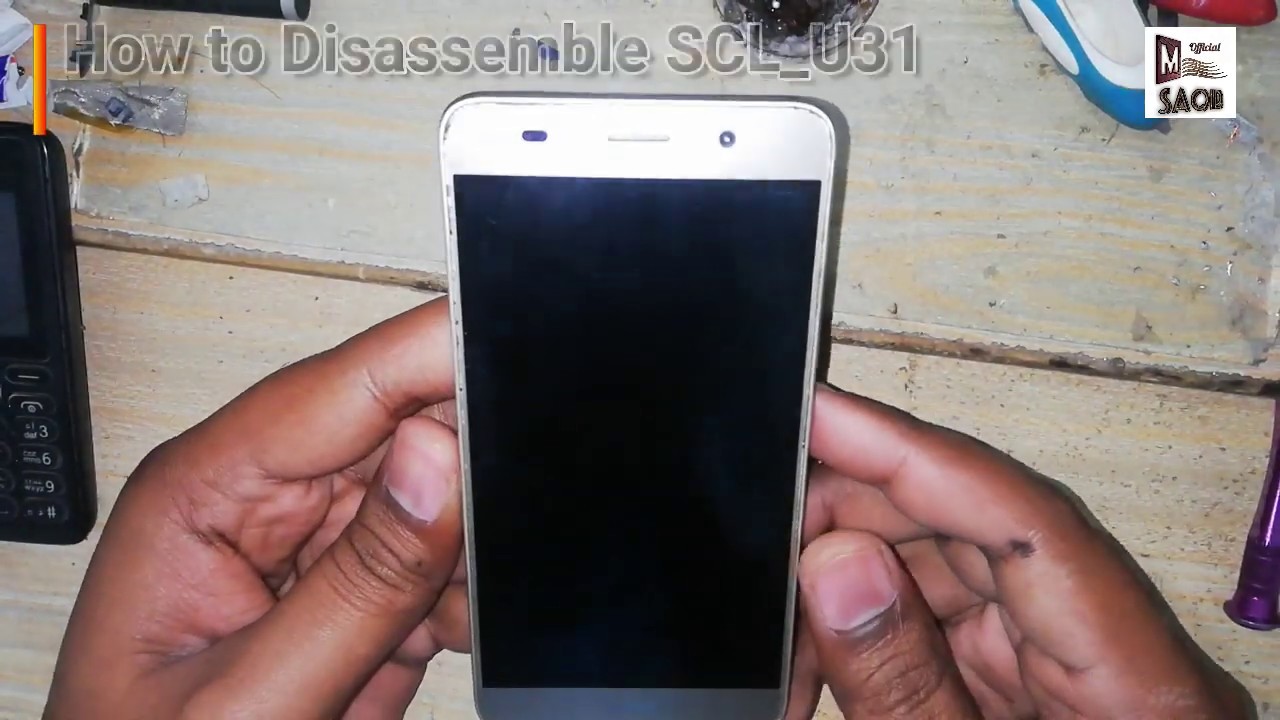 How to open Huawei Honor Y6 SCL-U31. Disassemble Huawei Honor Y6 - YouTube