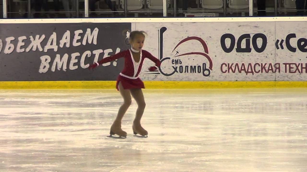 Фигурное катание Анна Титова 2008г р Весеннее первенство СДЮШОР