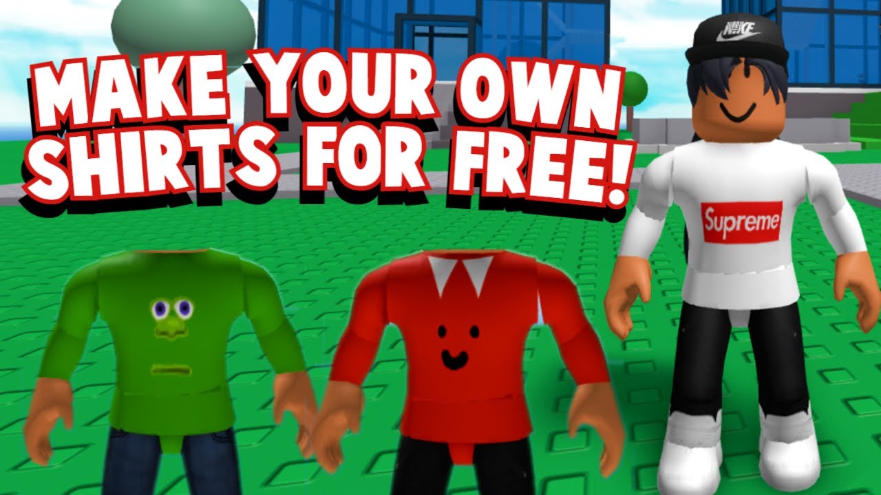 MAKE ROBLOX SHIRTS FOR FREE! 0R$ | Roblox - YouTube