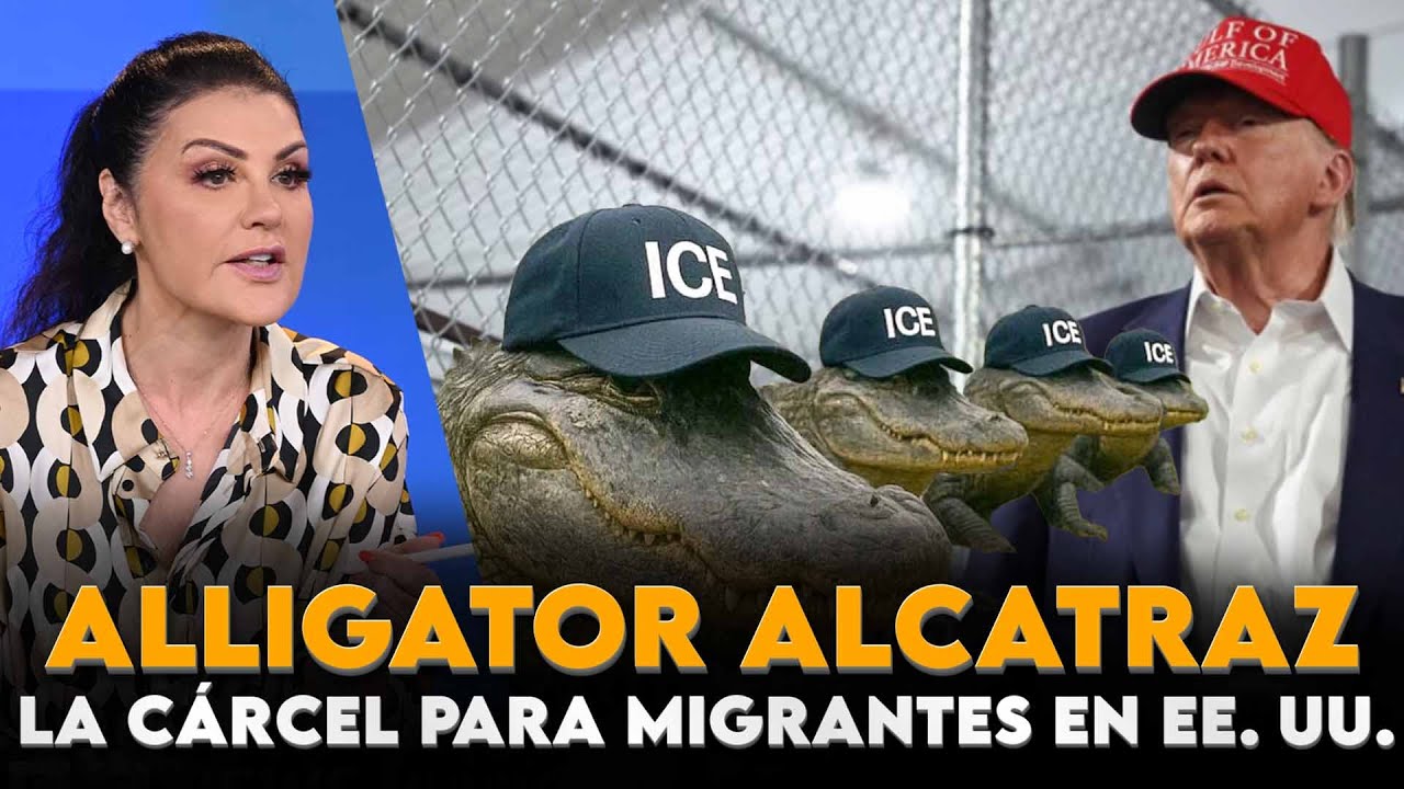 🐊 Así es Alligator Alcatraz, la nueva prisión para migrantes en Florida ...