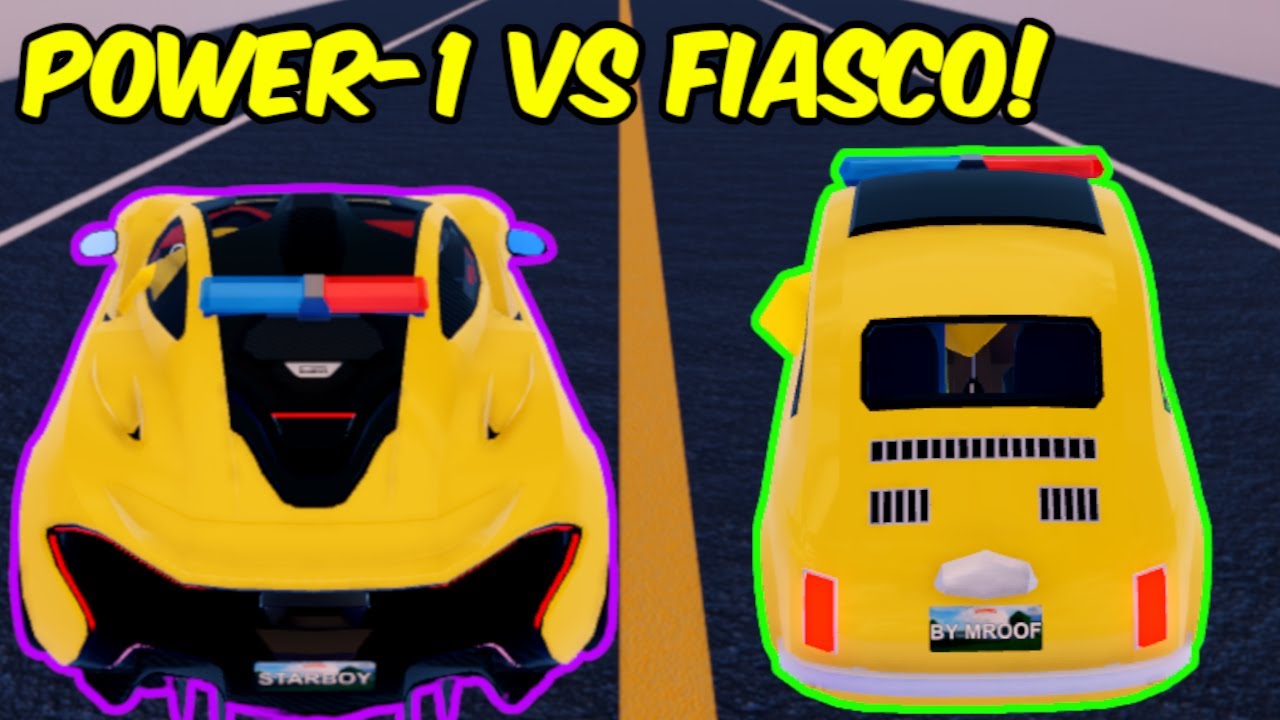 Is Power-1 FASTER than Fiasco??? | Roblox Jailbreak - YouTube