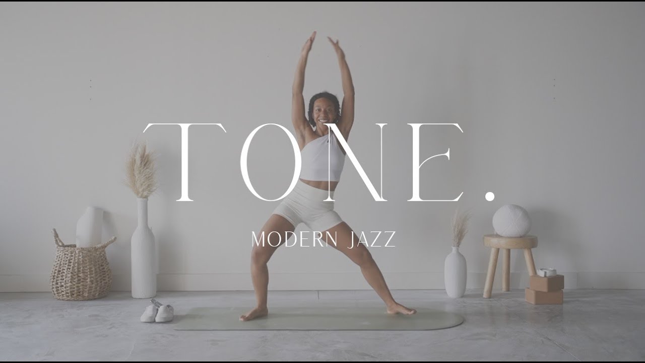 🌞 15 Min FULL BODY WORKOUT to MODERN JAZZ - Chill, Fun, & Perfect to do ...