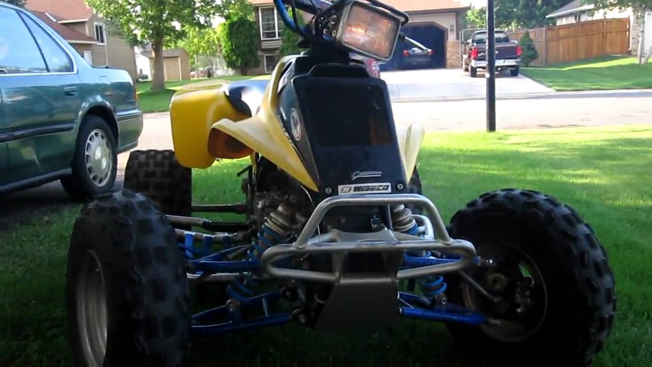 Suzuki LT250R start-up - YouTube