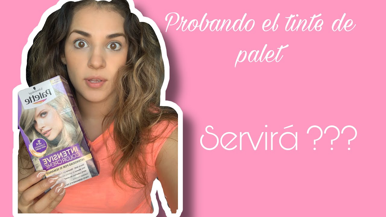 Probaré el tinte palet 9.1 veremos cómo nos queda - YouTube