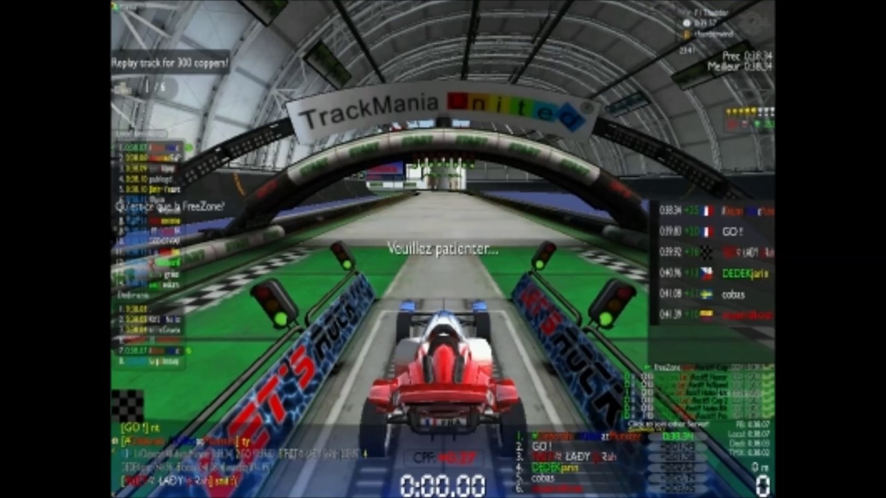 Trackmania F1 Thunder 38.07 Rank #1 Let's rock cup server - YouTube