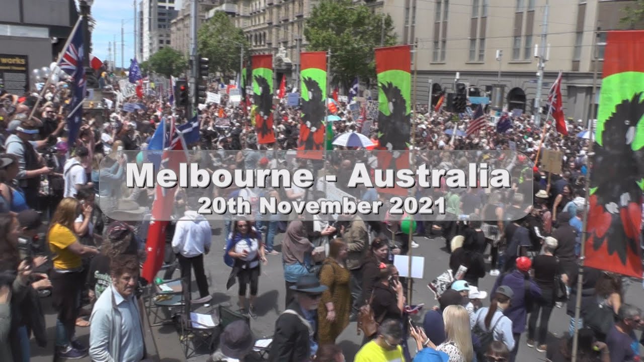Victoria - Australia. Hundreds of thousands of Australian patriots on ...