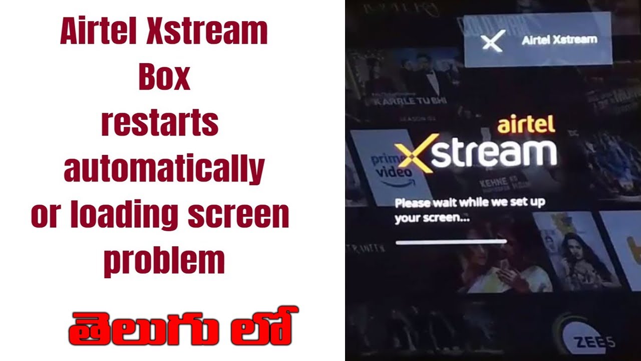 Airtel Xstream Setup Box restarts automatically |Airtel Xstream Box ...
