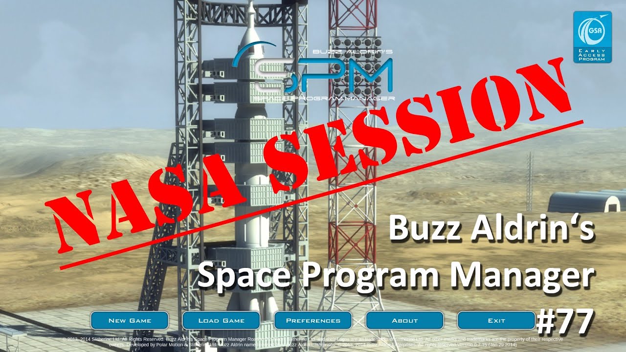 Buzz Aldrin's Space Program Manager - #77 - NASA Session Part4 - YouTube