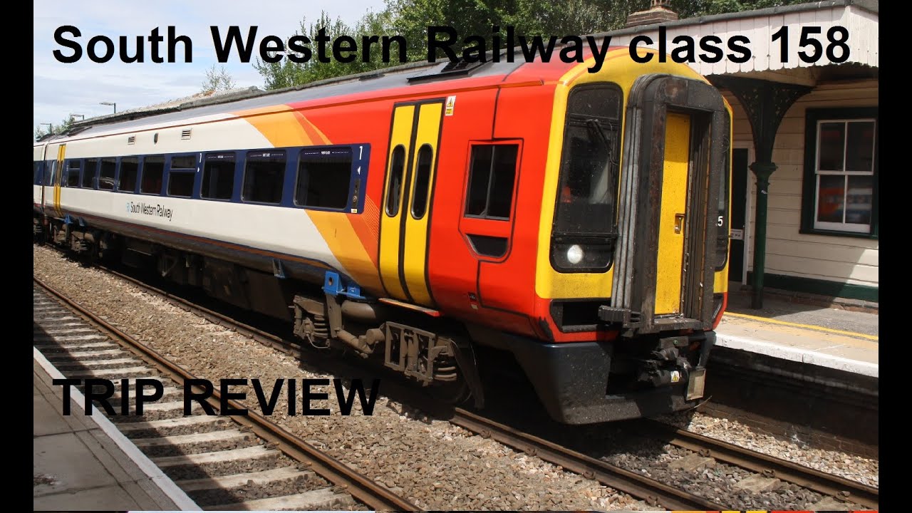South Western Railway class 158 train review - YouTube