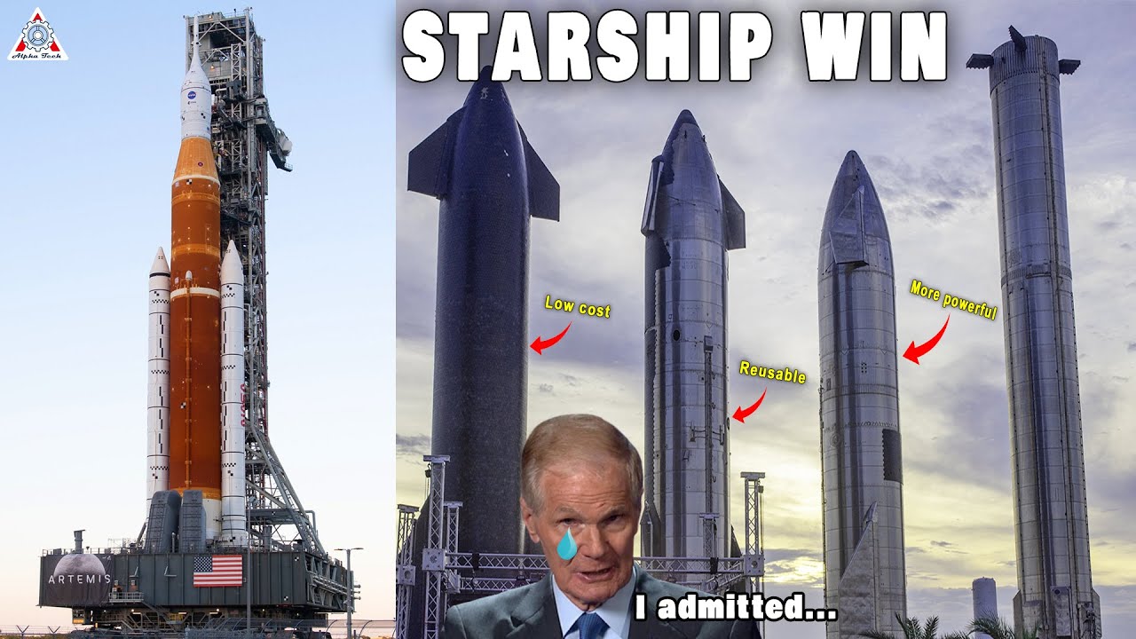 NASA somehow realized Starship is still BETTER than NASA's gigantic ...