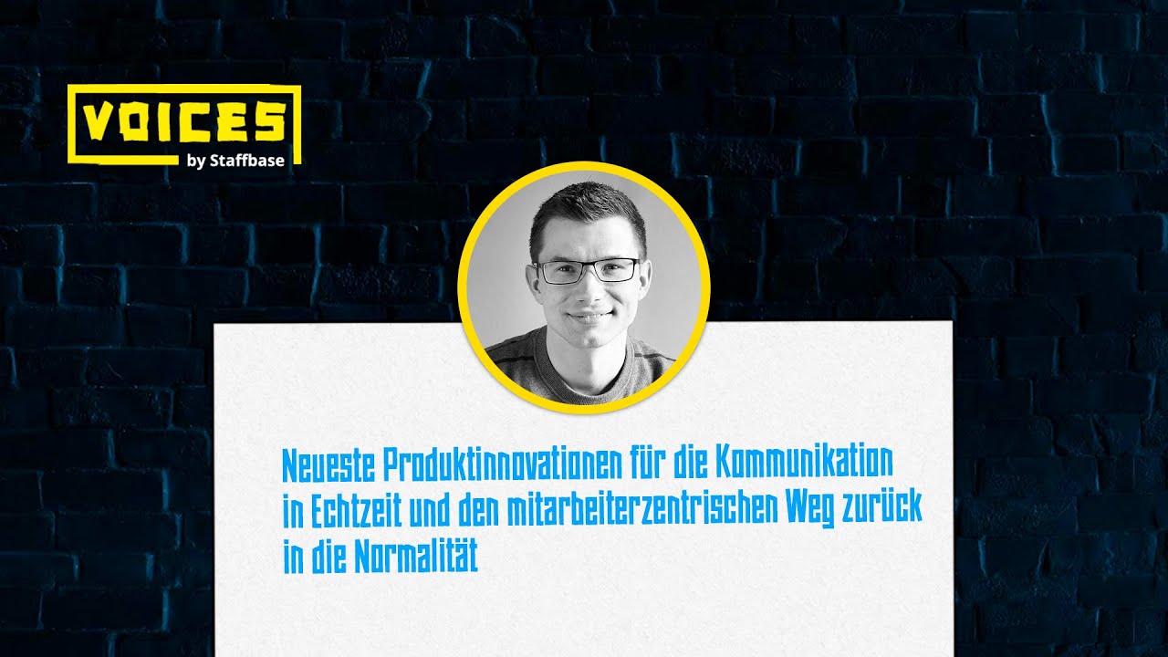 Mit Produktinnovationen in die neue Normalität | Patrick Rudolph - YouTube