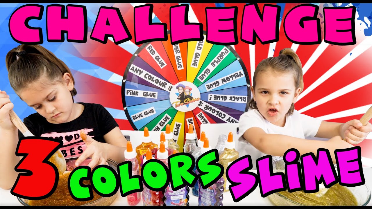 3 COLORS OF GLUE SLIME CHALLENGE !! Best Slime !! part 2 - YouTube