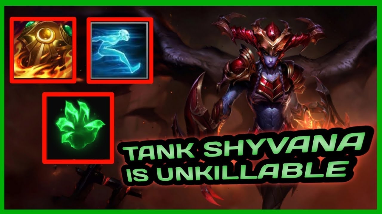 WILD RIFT SHYVANA GAMEPLAY TANK SHYVANA IS UNKILLABLE S11 RANKED SOLO ...