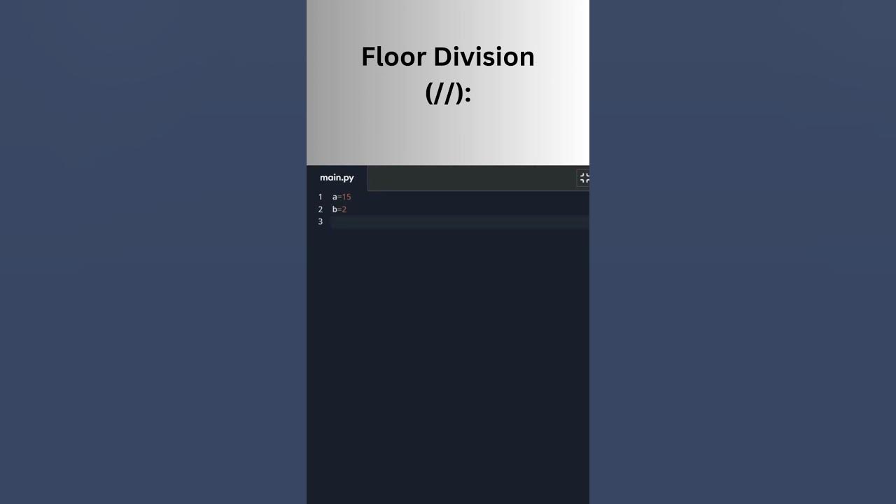 Perform Floor Division in Python – Quick Guide! - YouTube