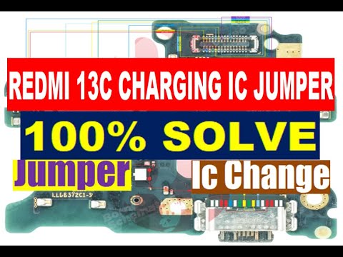Redmi 13C Charging IC Jumper | Charging IC Replacement | Charging ...