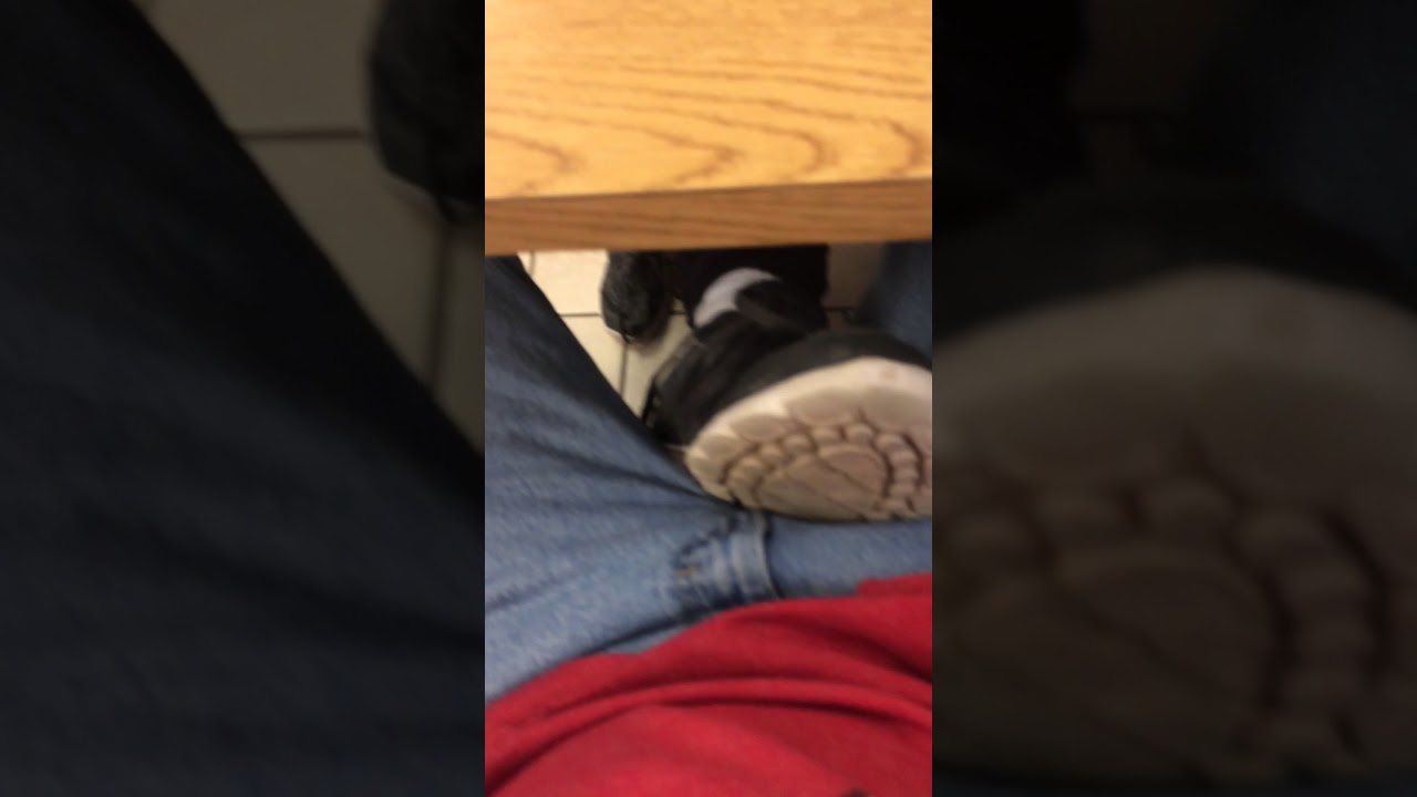 Girl Rests Her Foot On My Crotch YouTube