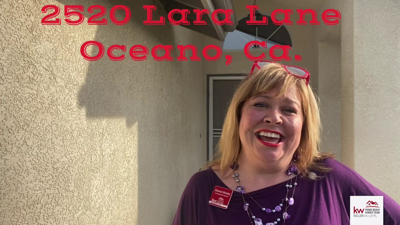 2520 Lara Lane, Oceano - YouTube