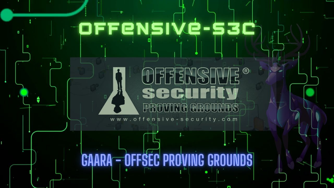 Offensive-S3c: Gaara - OffSec Proving Grounds - YouTube