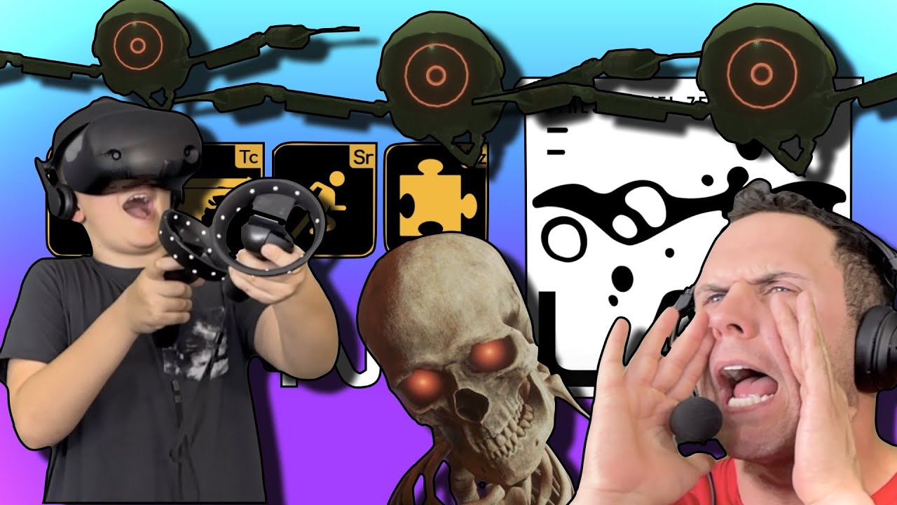 Icing AI's in BONELAB - Funny VR Gameplay with J Dog and Kin - YouTube