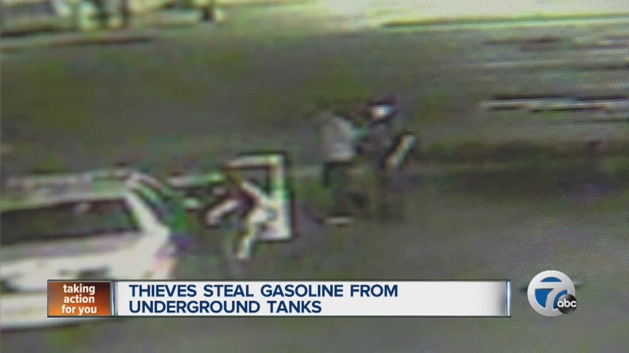 Gas thieves caught - YouTube