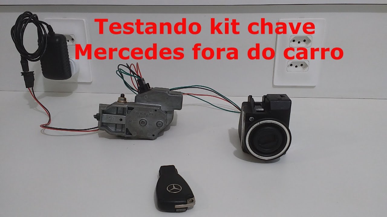 Testando Kit chave Mercedes fora do carro - NASSCAR scanners - YouTube