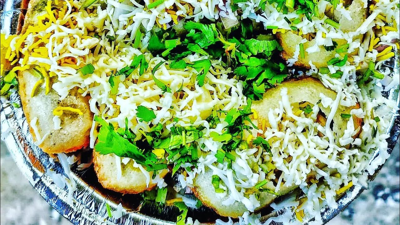 Shocking 😱सिर्फ 30 रूपए में चीज़ वाले गोल गप्पे, दही पूरी l Cheese Dahi ...