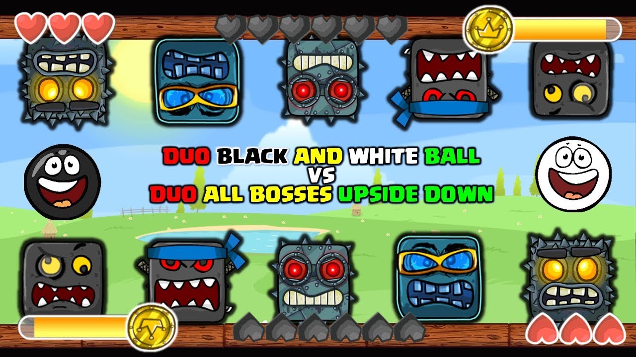 Duo Black and White Ball vs Duo All Bosses - Upside Down - Fusion ...