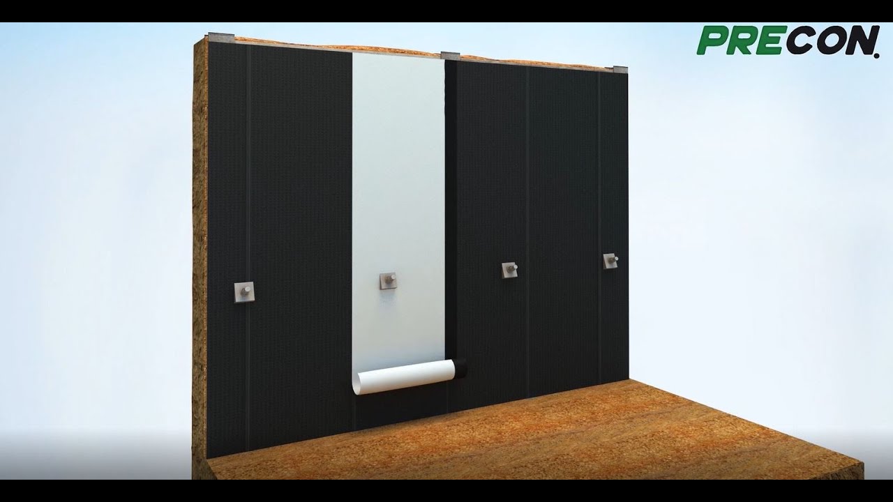 PRECON Animation - Blindside Waterproofing - Pre-Applied/Underslab ...