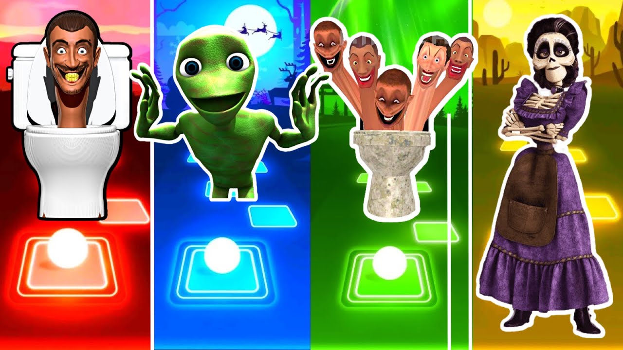 SKIBIDI TOILET🆚 ALIEN DANCE GOMES & REMA 🆚SKIBIDI TOILET UPGRADE 🆚 ...