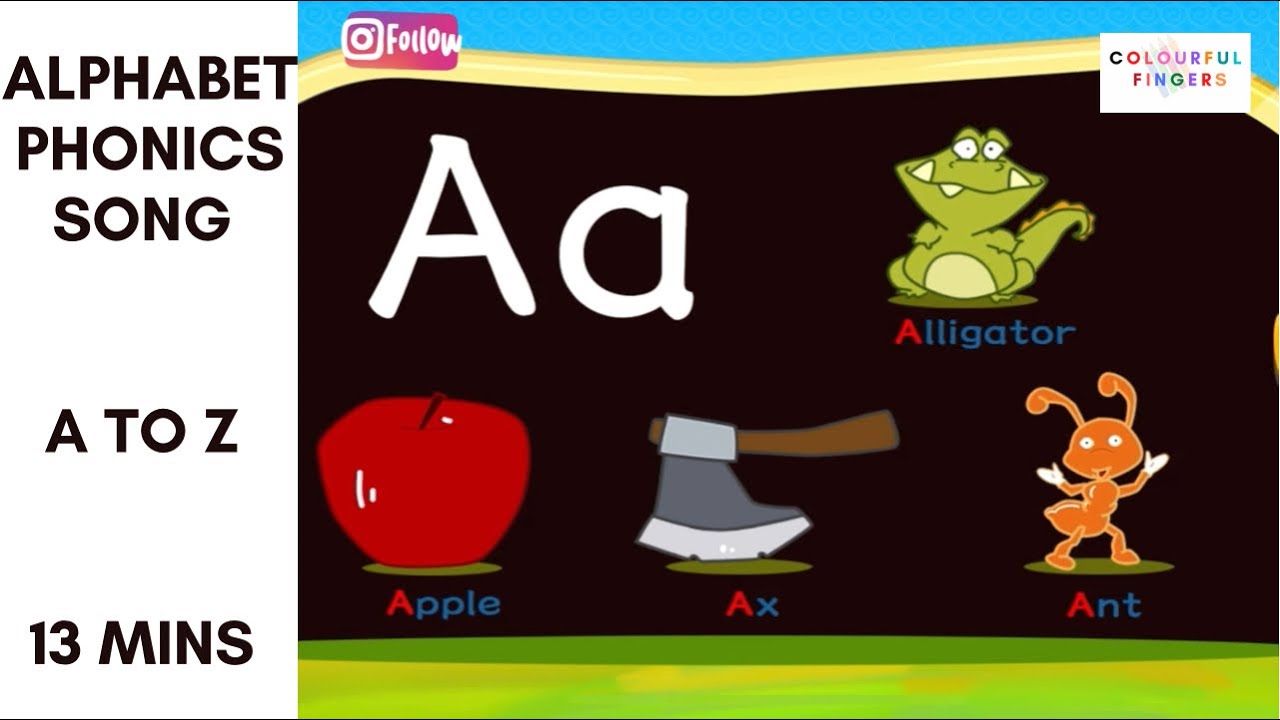 Phonics Song for Children | Alphabet Song | Letter Sounds | Signing for ...