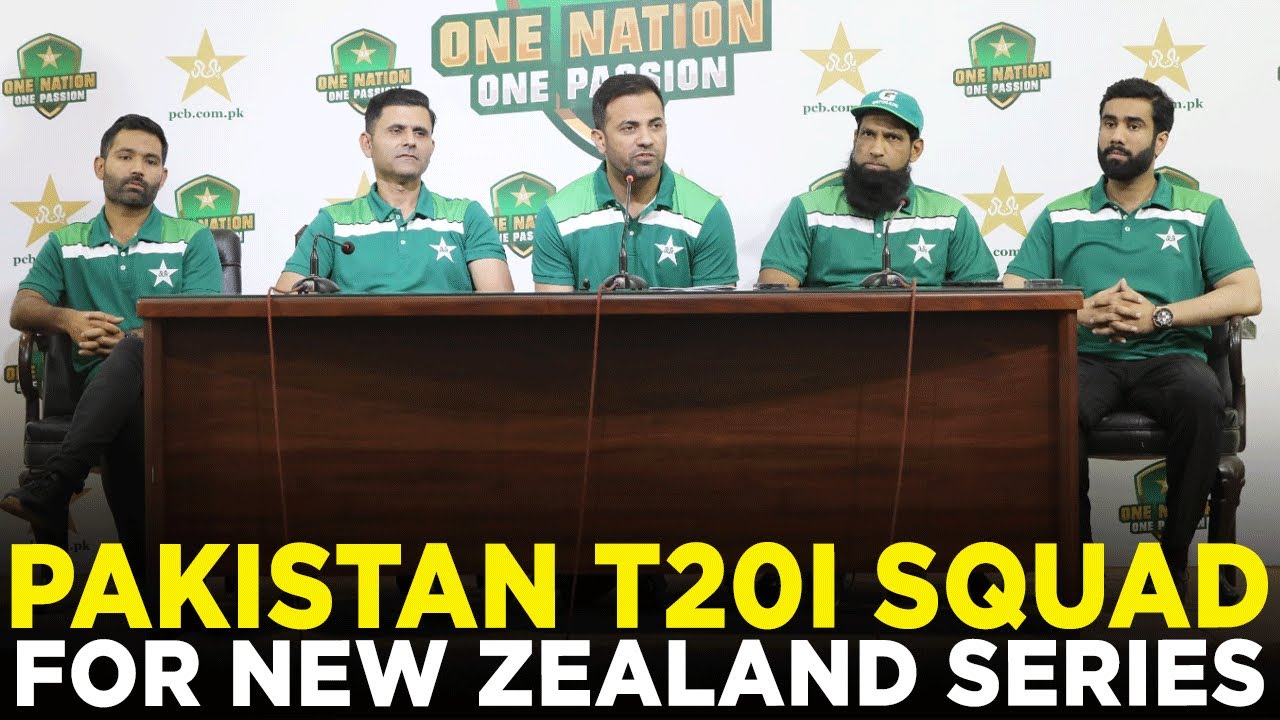 Press Conference - Selection Committee Announces Pakistan T20I Squad ...