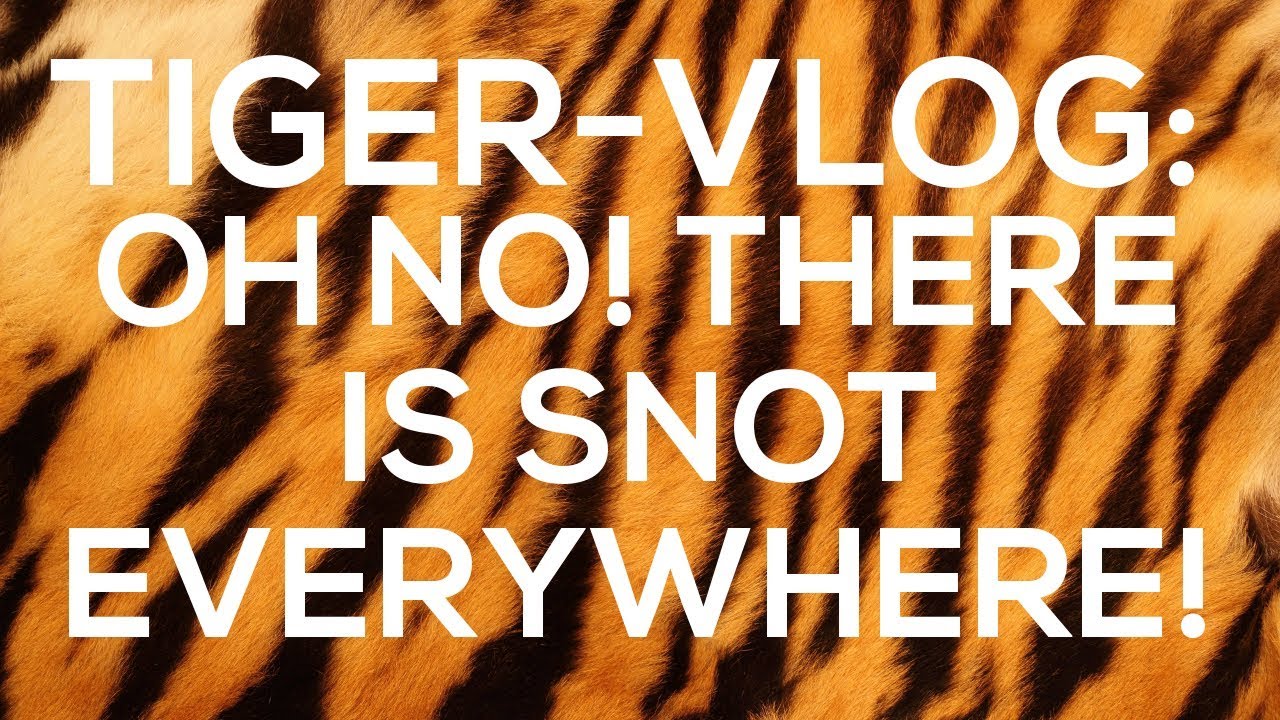 OH NO! THERE IS SNOT EVERYWHERE! - TigerVLOG - YouTube
