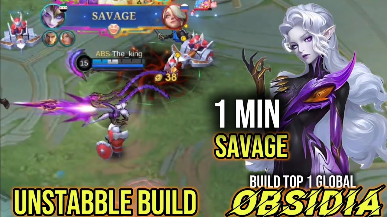 New hero Obsidia Best build _ Build Top 1 Global _ Season 38 ~ mobile ...
