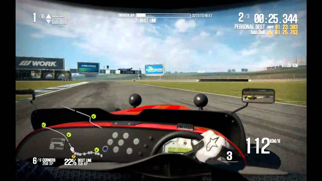 Shift 2 Unleashed PC - Donington Caterham w/ G25 - YouTube