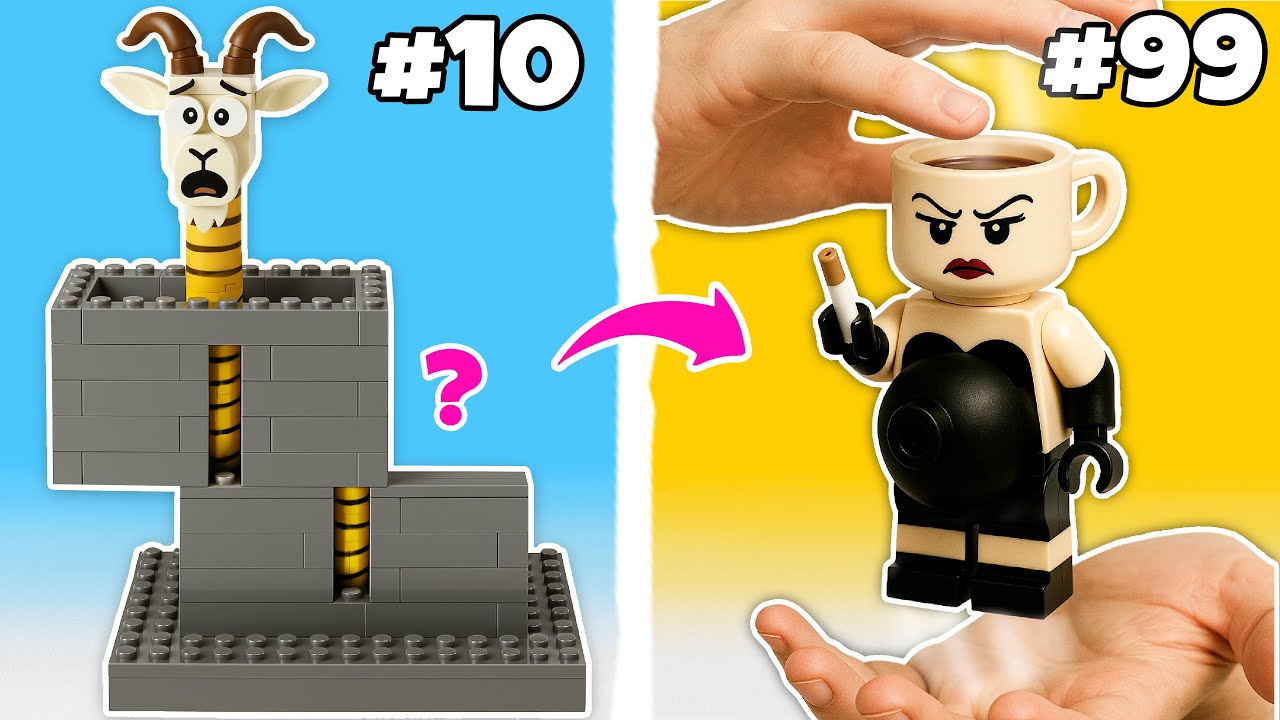 How to Turn LEGO Italian Brainrot Into a Magic Trick! Bricks UP - YouTube